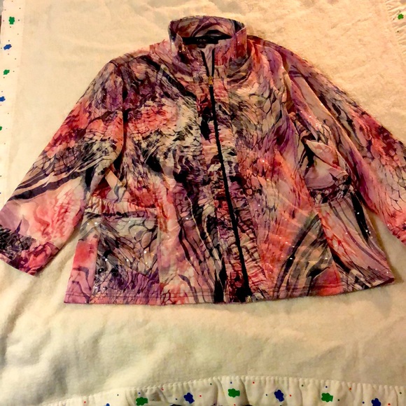 Jackets & Coats | New Toni Morgan Pink Purpie Art Deco Jacket | Poshmark